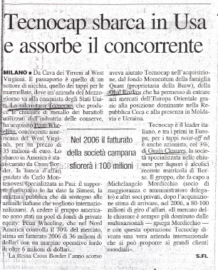 Tecnocap arrives in the USA - Tecnocap Closures